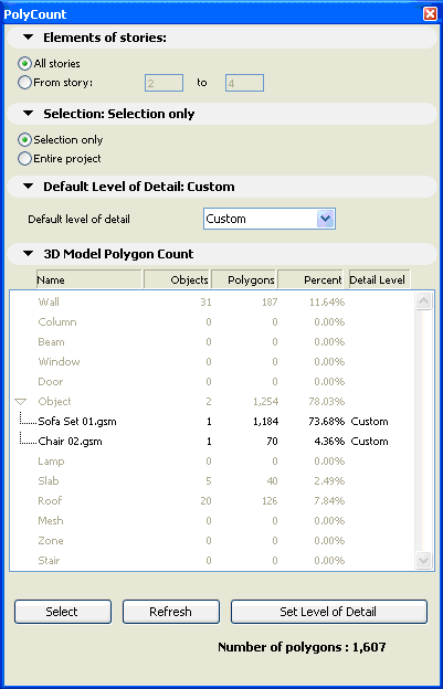 About Polygon Counting